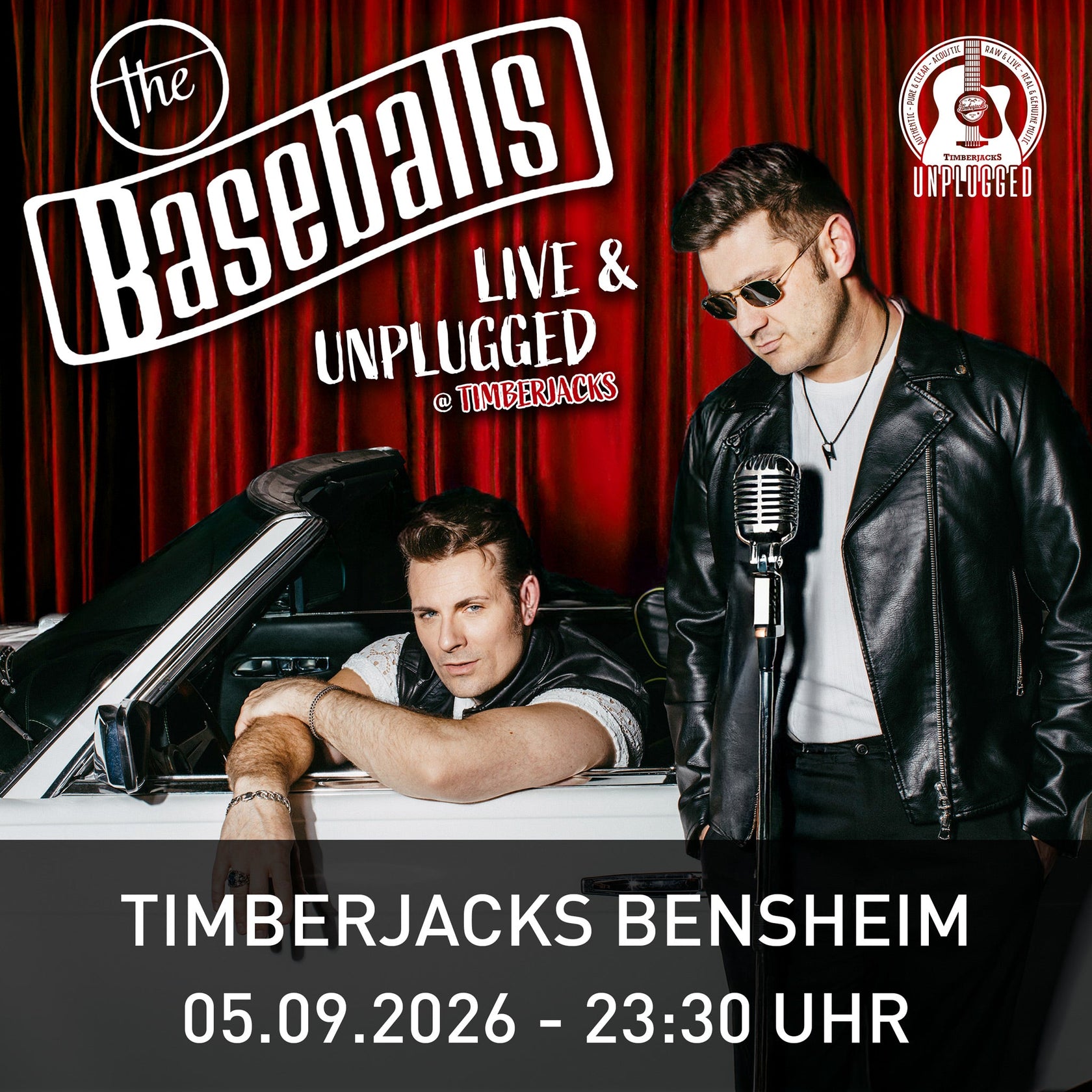 Bensheim - The Baseballs - Timberjacks Unplugged – timberjacks.store