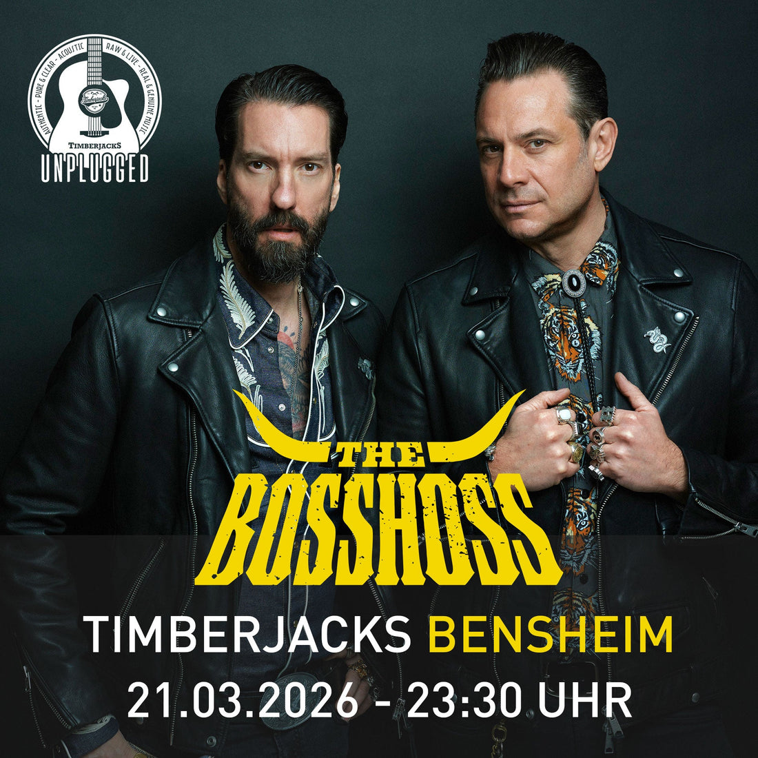 Bensheim - The BossHoss - Timberjacks Unplugged – timberjacks.store