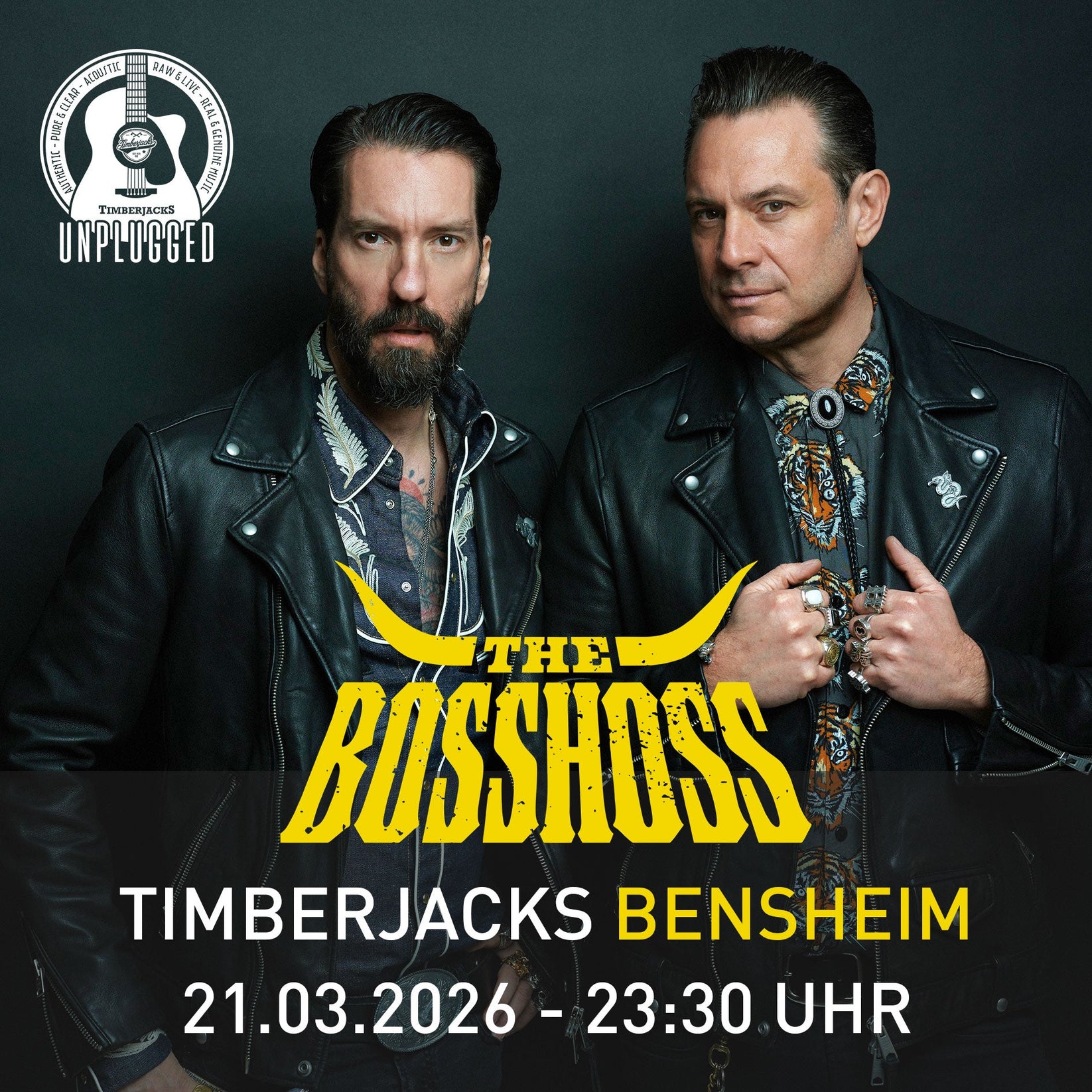 Bensheim - The BossHoss - Timberjacks Unplugged – timberjacks.store