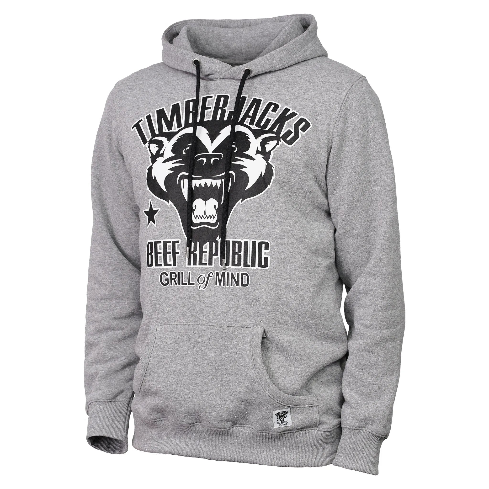 Hoodie Badger Ash Grey Recycled Cotton – timberjacks.store